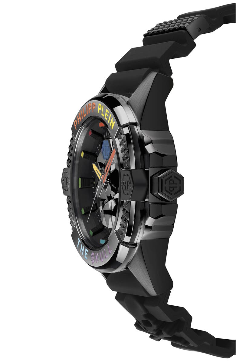 PHILIPP PLEIN The $kull Silicone Strap Watch, 44mm | Nordstromrack