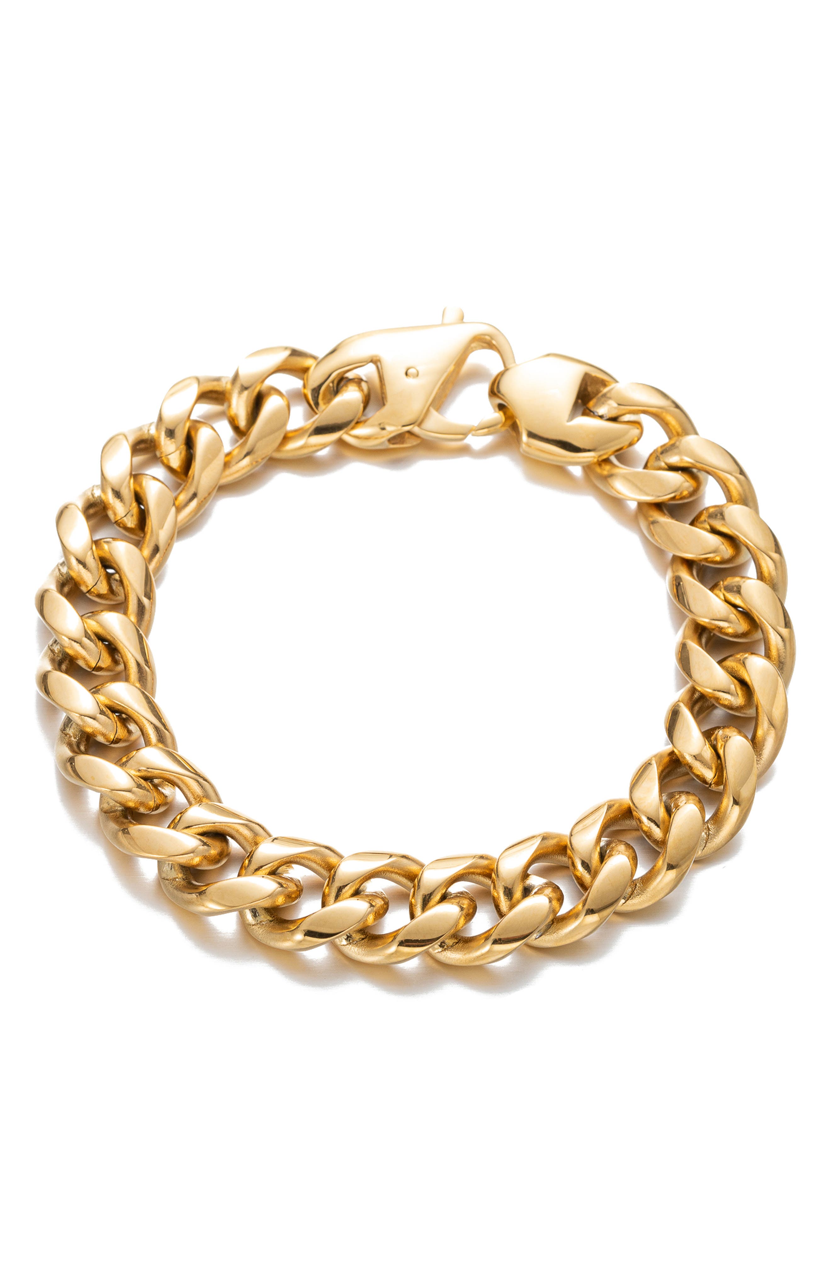 EYE CANDY LOS ANGELES 18K Gold Plated Luther Braided Chain Link ...
