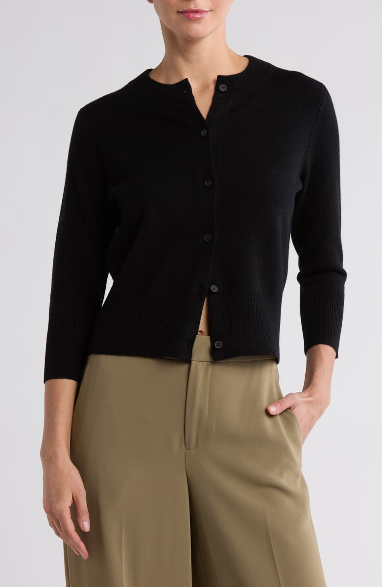 Vince Wool Blend Shrunken Cardigan | Nordstromrack
