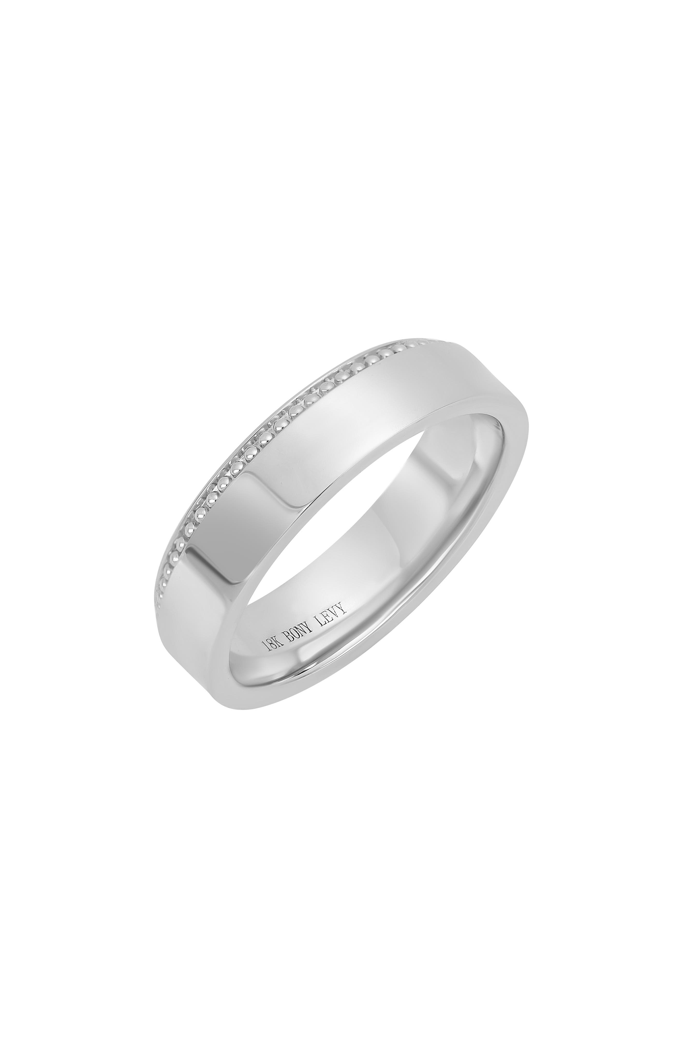 Bony Levy 18K Gold Band Ring | Nordstromrack
