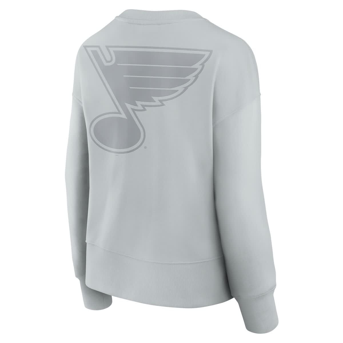 FANATICS Women's Fanatics Gray St. Louis Blues Elements Flow Pullover ...