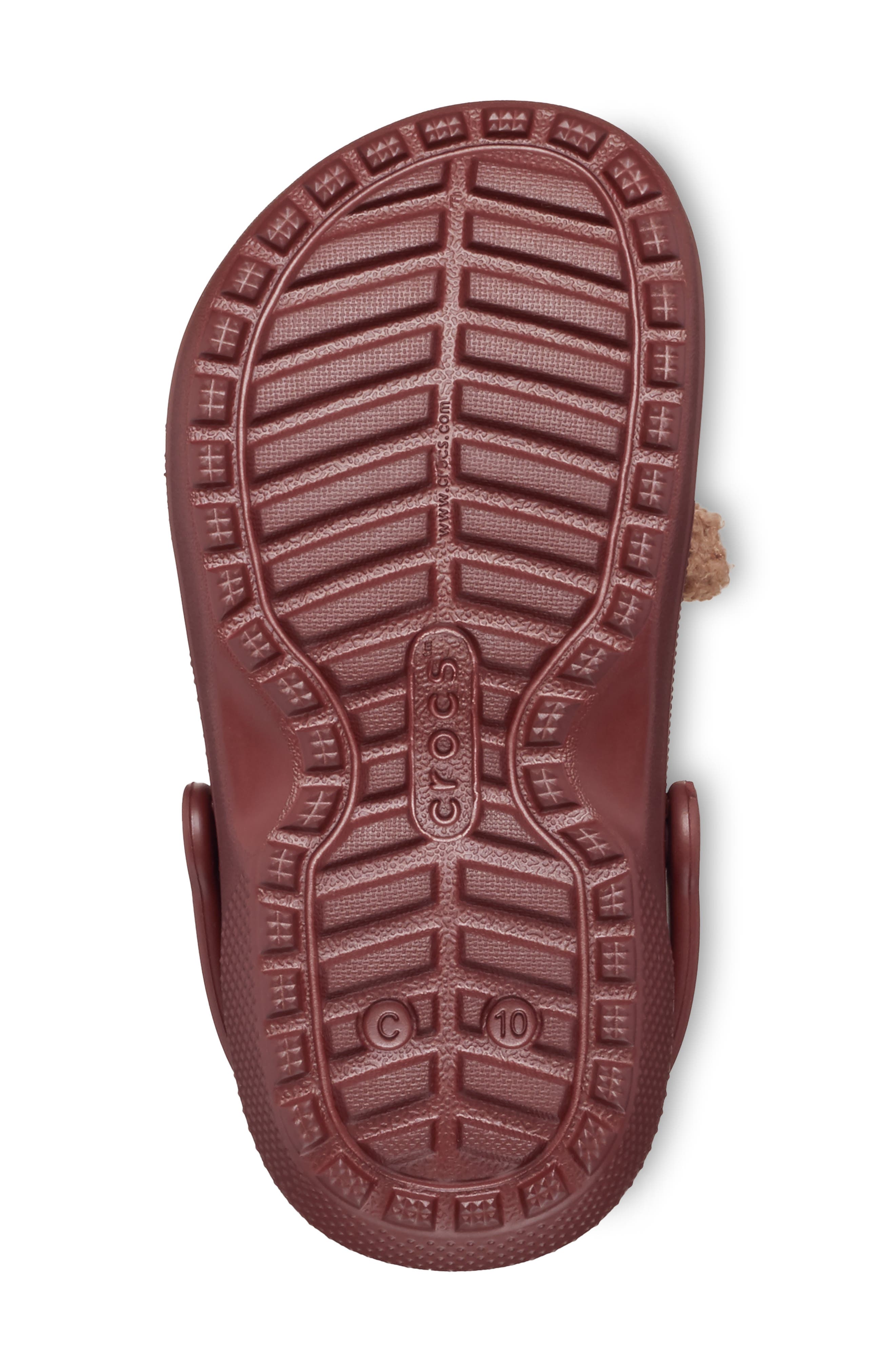 CROCS Kids' Classic Faux Shearling Lined Brown Bear Clog | Nordstromrack