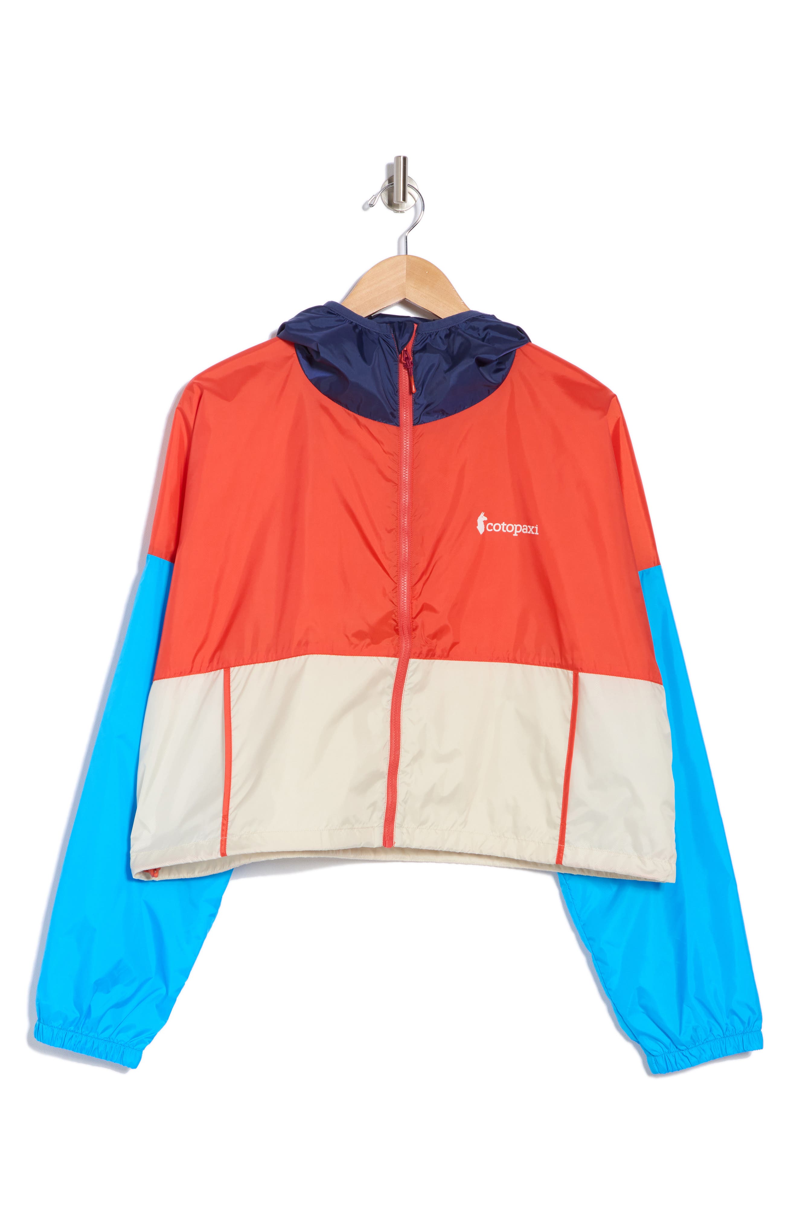 Cotopaxi Teca Water Resistant Hooded Windbreaker Crop Jacket ...