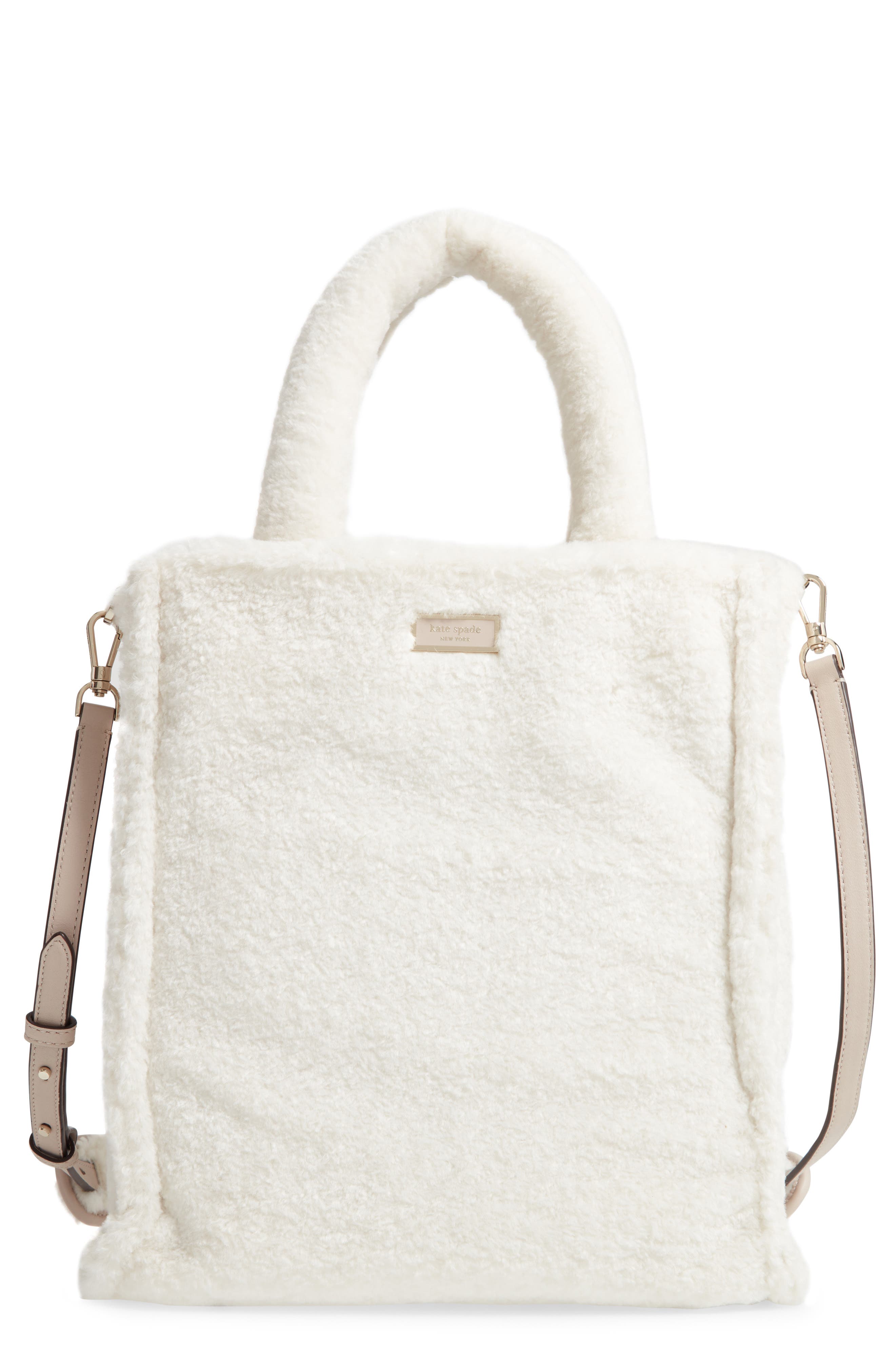 Kate Spade New York medium sam – fluffy faux fur satchel | Nordstrom
