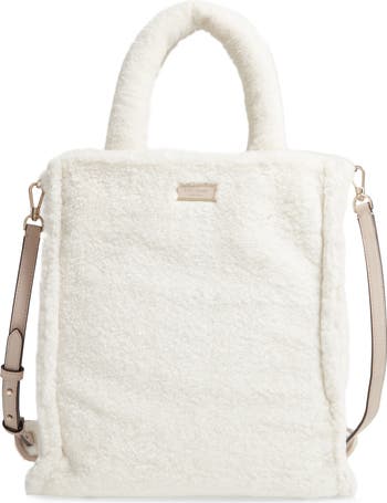 Kate Spade New York medium sam – fluffy faux fur satchel | Nordstrom