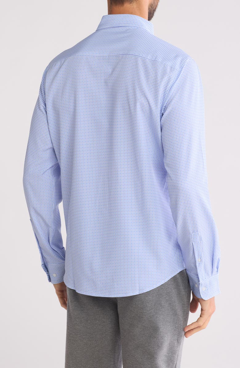 DENIM AND FLOWER Gingham Tech Button-Down Shirt | Nordstromrack