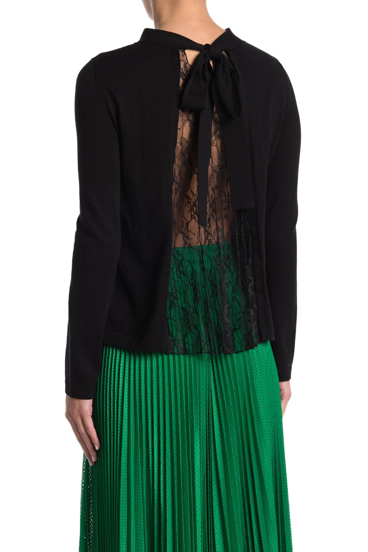 RED Valentino Lace Back Pullover | Nordstromrack
