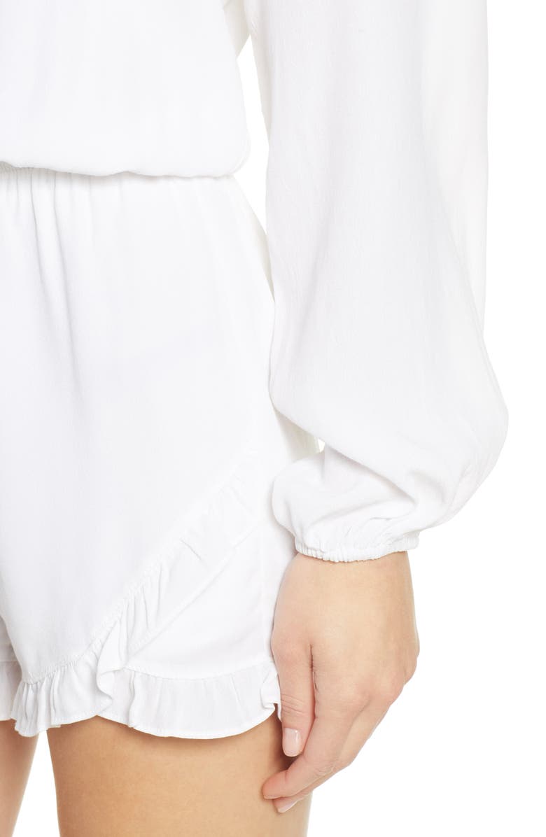 Fraiche by J Off the Shoulder Romper | Nordstrom