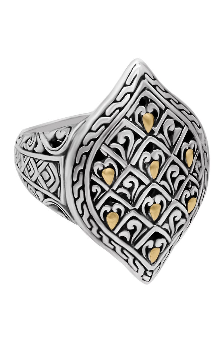 DEVATA Sterling Silver & 18K Gold Filigree Ring | Nordstromrack