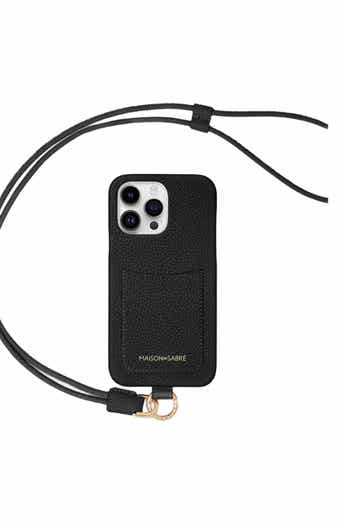 MCM iPhone 15 Pro Max Case w/ AirPods Pro Charm in Maxi MCM iPhone 15 Pro Max Case w/ AirPods Pro Charm in Maxi