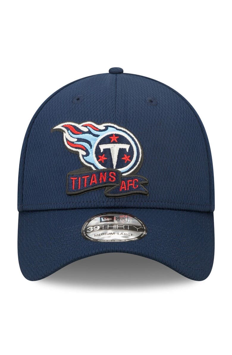 New Era Men's New Era Navy Tennessee Titans 2022 Sideline 39THIRTY ...