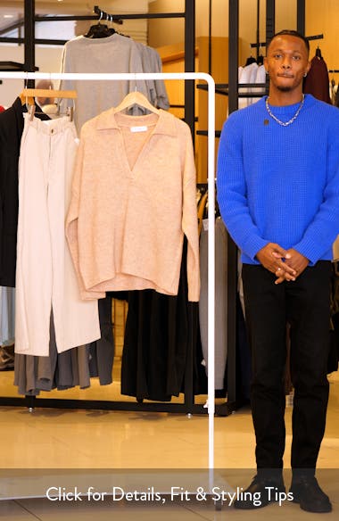 Petal & Pup Zala Johnny Collar Sweater | Nordstrom