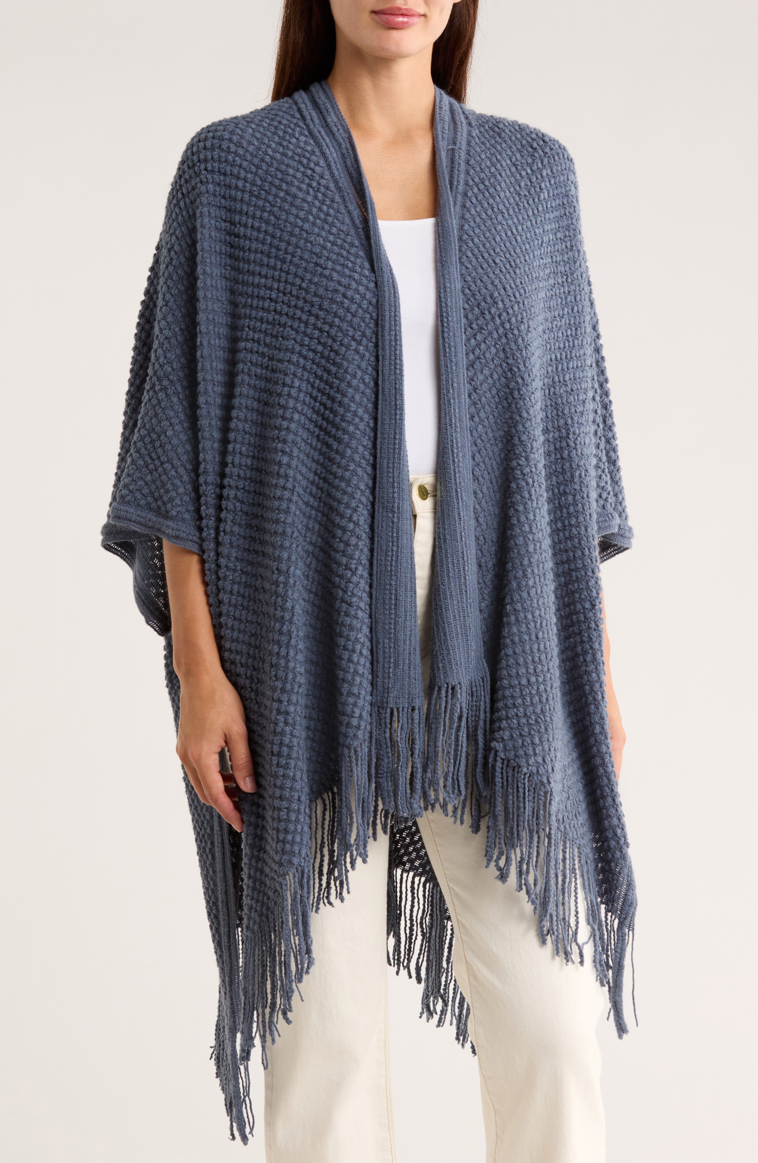 Nine West Dot Textured Knit Duster | Nordstromrack