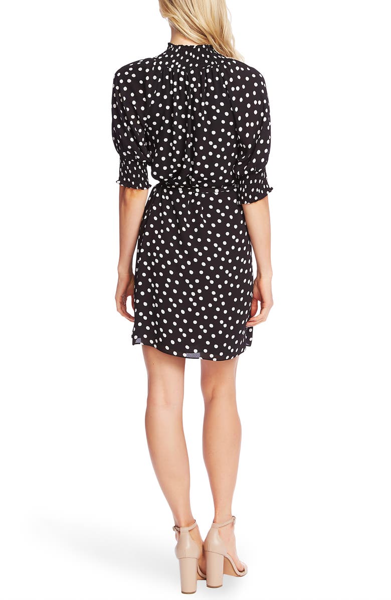 CeCe Galactic Dot A-Line Dress | Nordstrom