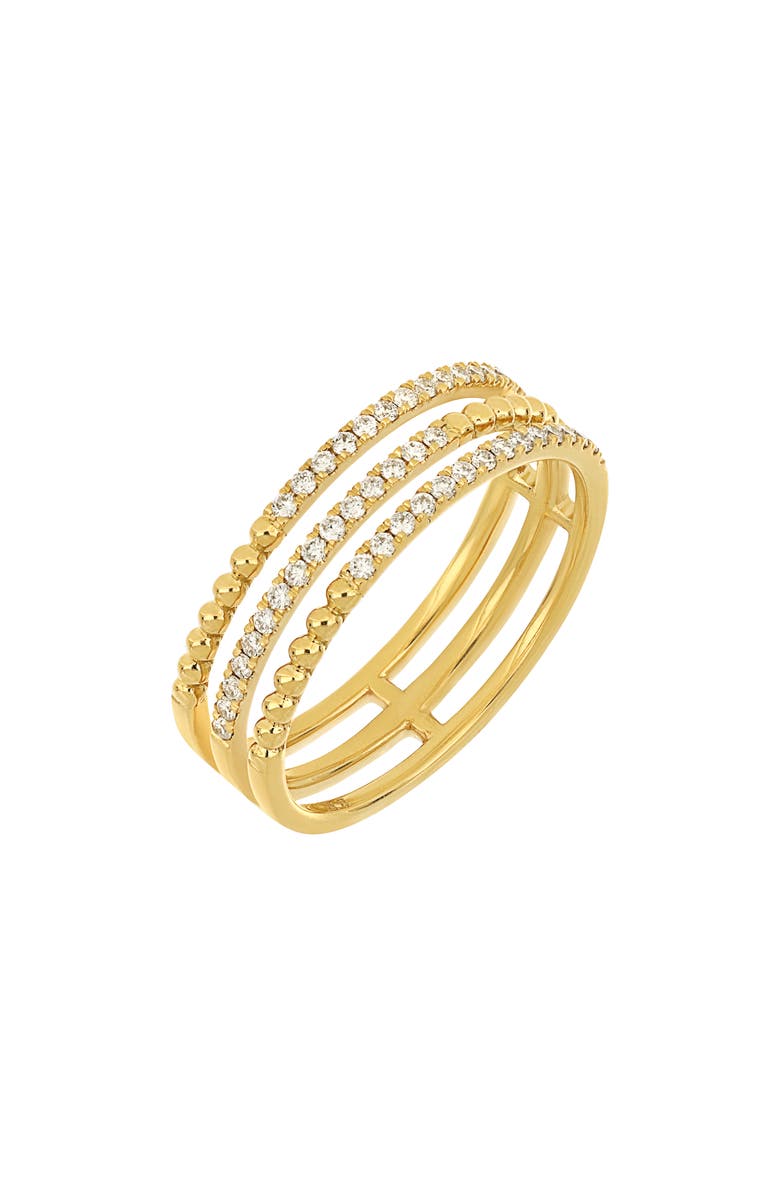 Bony Levy Diamond Three-Row Ring - 0.26ct. | Nordstromrack