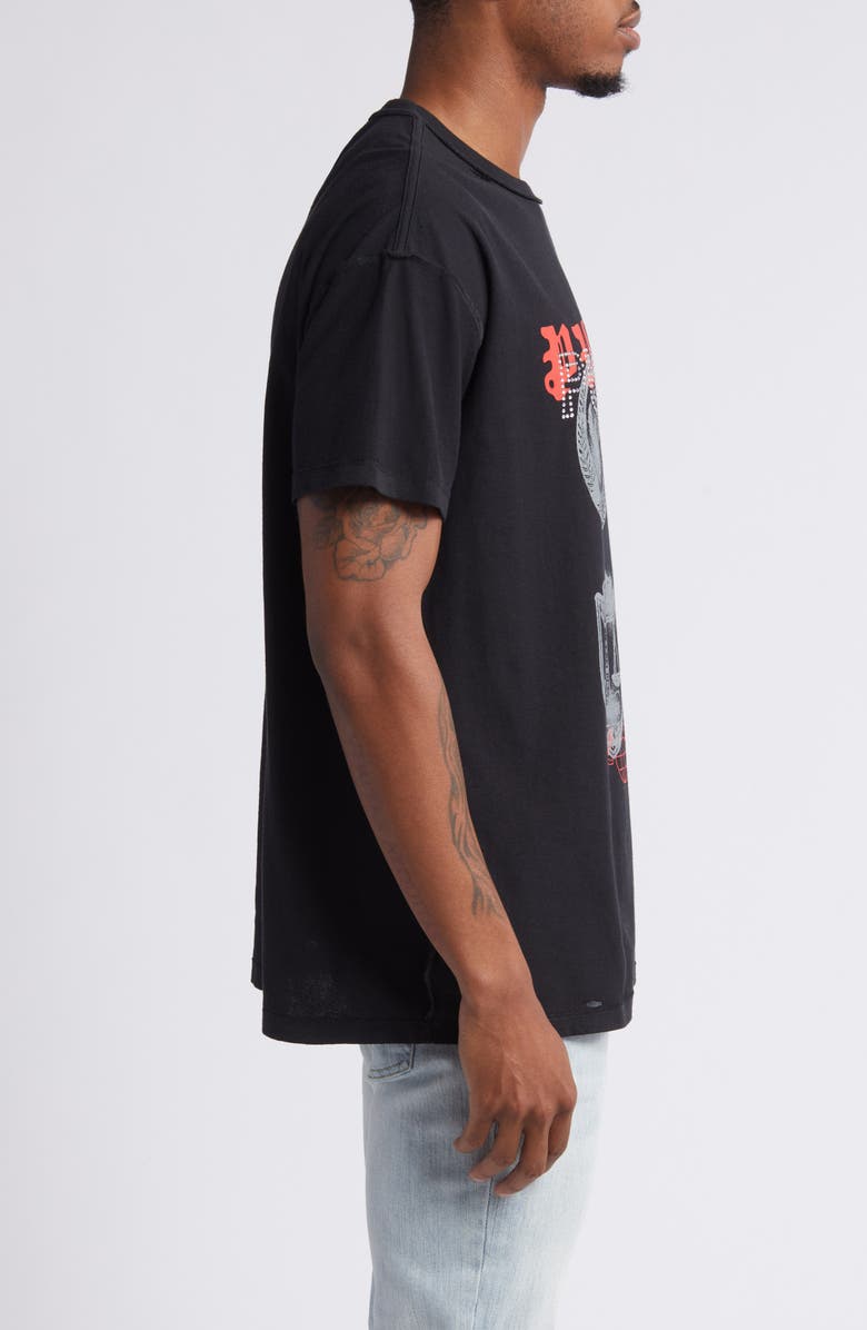 PURPLE BRAND Textured Inside Out Cotton Graphic T-Shirt | Nordstrom