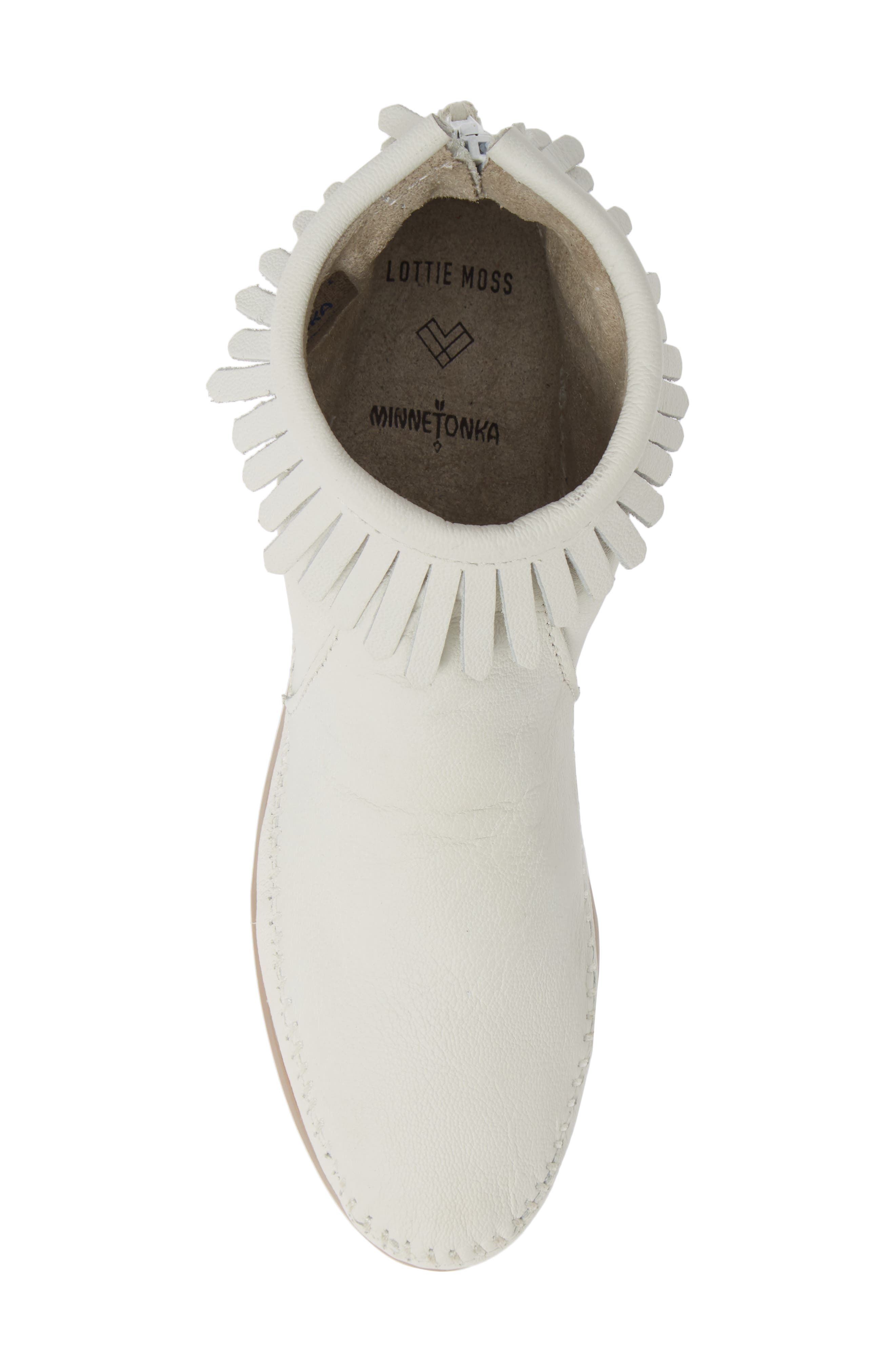 Minnetonka x Lottie Moss Lauryn Fringe Bootie (Women) | Nordstrom