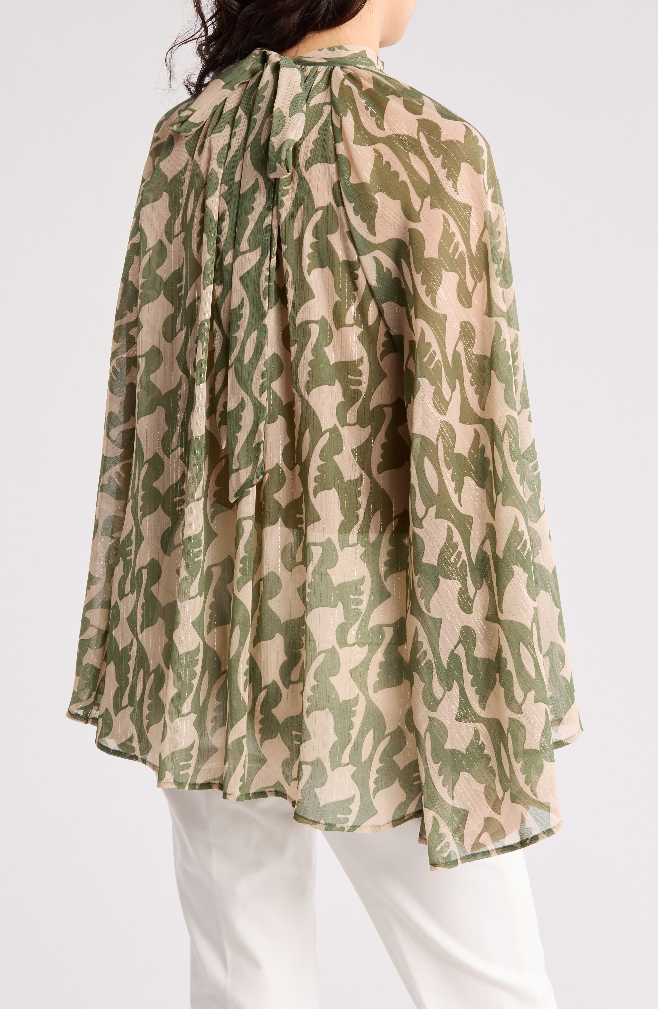 Renee C Bell Sleeve Mesh Top | Nordstromrack