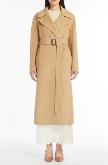 Weekend Max Mara Manu Belted Virgin Wool Coat | Nordstrom