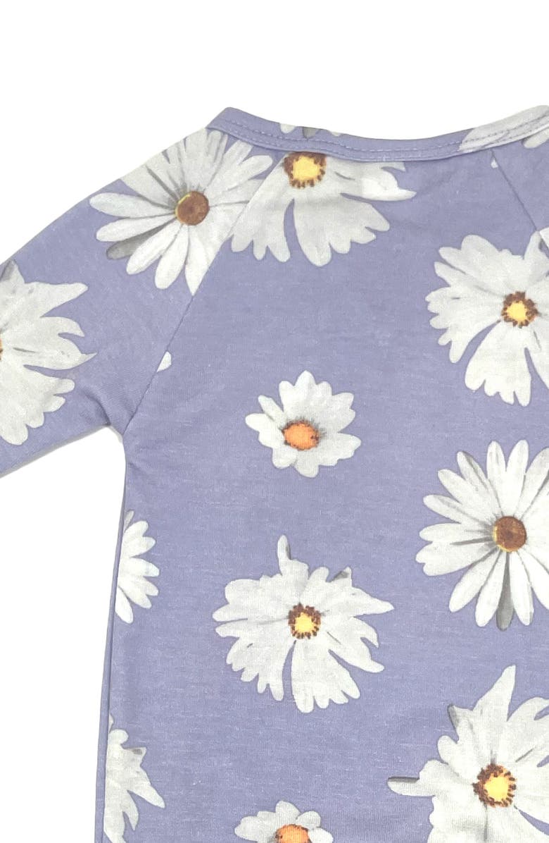 Toby Tossed Daisy Zip Footie, Headband & Lovey Set | Nordstromrack
