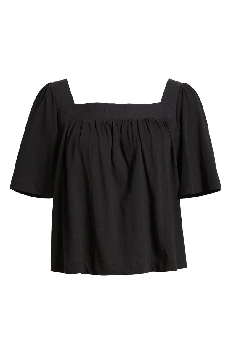 Treasure & Bond Cotton & Linen Square Neck Top | Nordstromrack