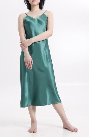 LECHERY® Lustrous Silky Shiny Satin Slip Dress | Nordstrom
