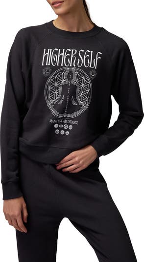 Spiritual Gangster Higher Self Long Sleeve Cotton & Modal Graphic ...