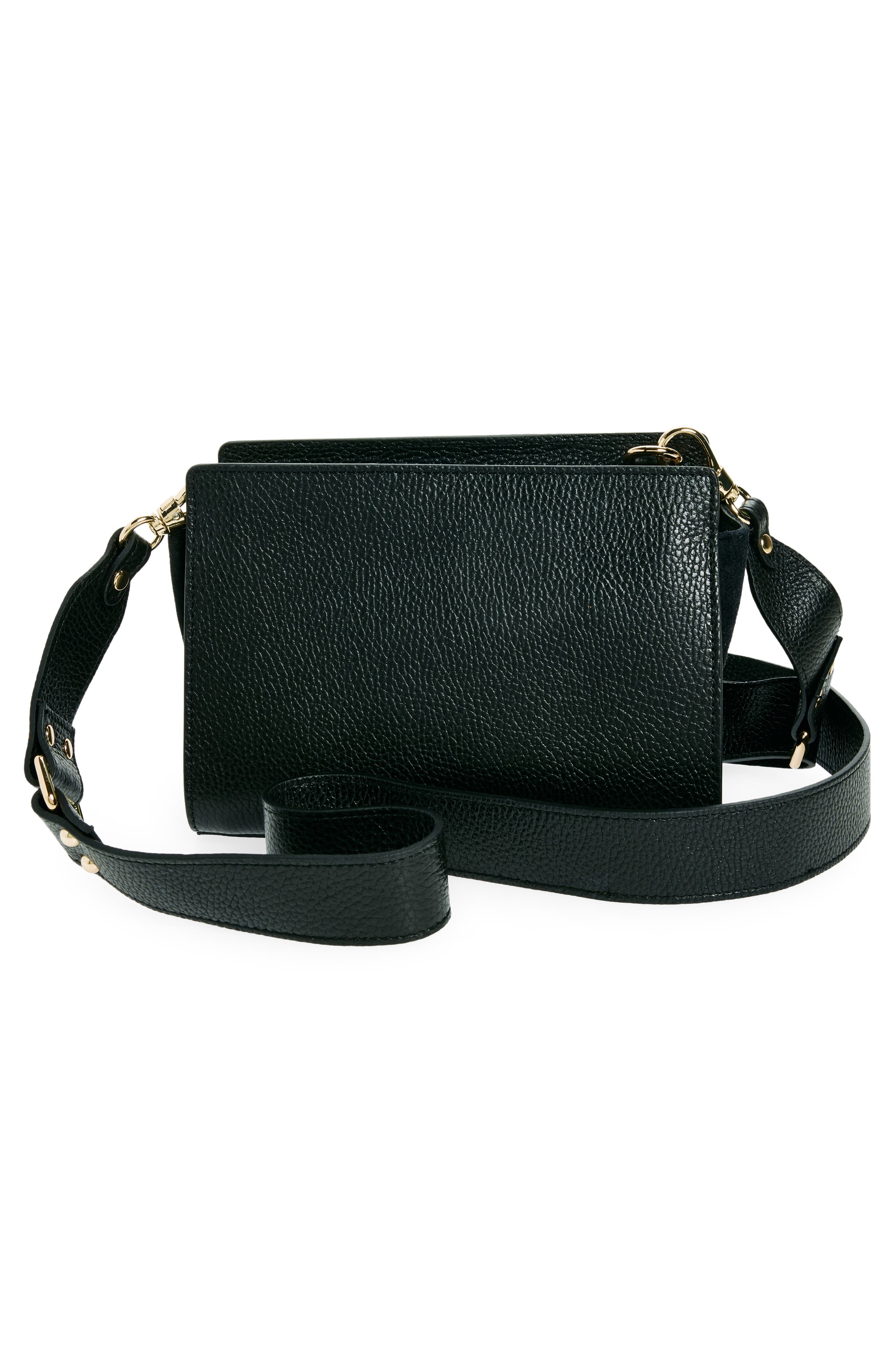 VALENTINO BY MARIO VALENTINO Kiki Rock Stud Leather Crossbody Bag ...