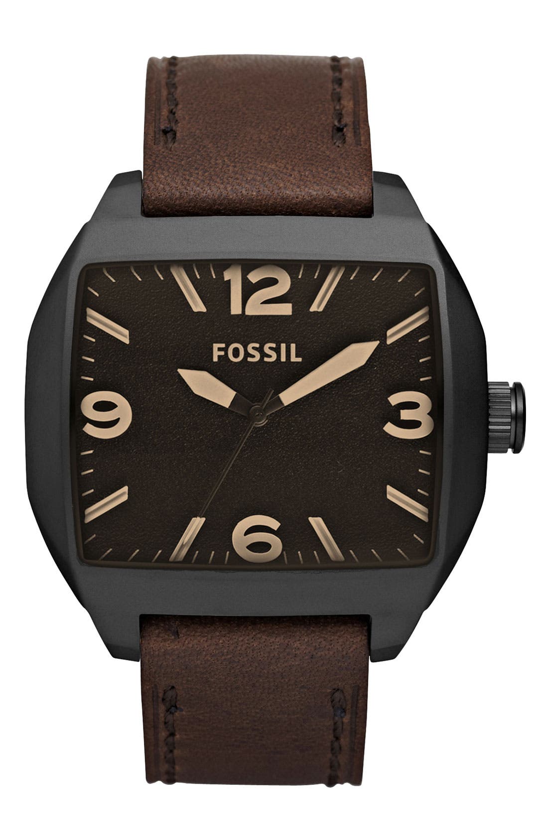 Fossil 'Roland' Leather Strap Watch | Nordstrom