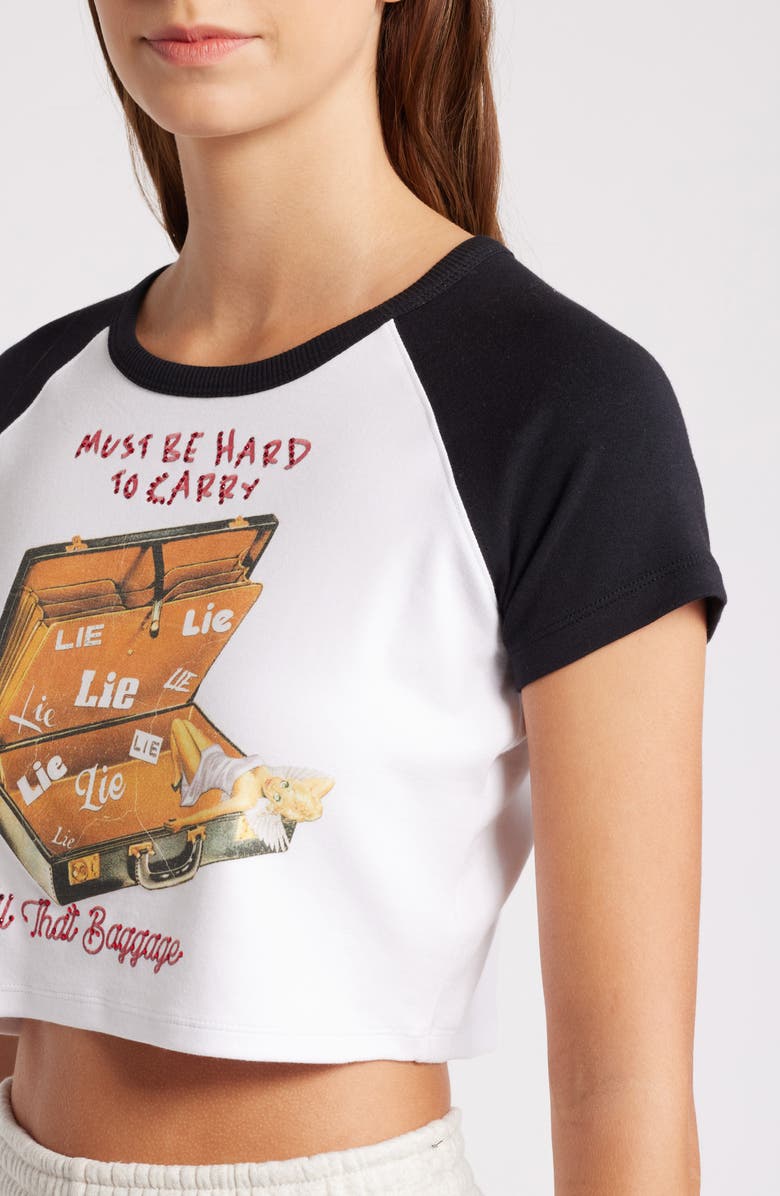 BOYS LIE All That Baggage All Yours Embellished Baby Tee | Nordstrom