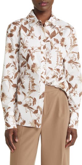 Nordstrom Signature Floral Cotton Shirt | Nordstrom