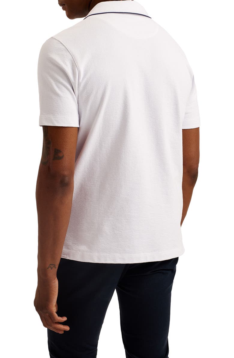 Ted Baker London Paisel Piped Cotton Polo | Nordstromrack
