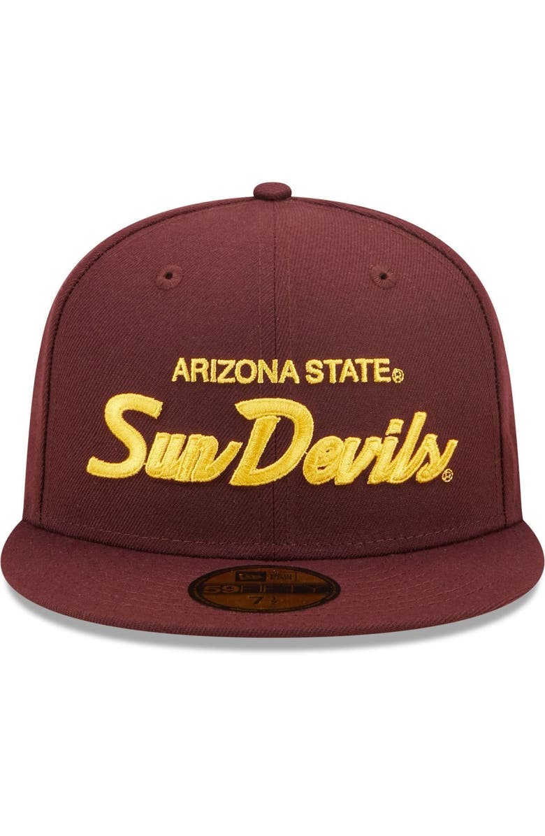 New Era Men's New Era Maroon Arizona State Sun Devils Griswold 59FIFTY ...
