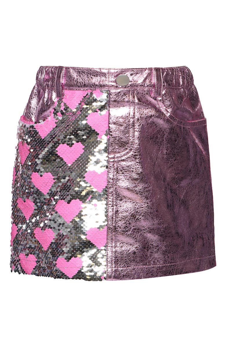 Baby Sara Kids' Heart Metallic Skirt | Nordstromrack