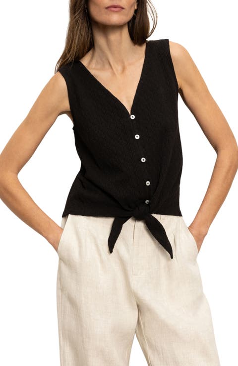 Women's Black Button Up Tops | Nordstrom