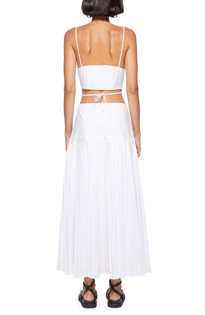 Simkhai Jonathan Simkhai Rem Cutout Detail Cotton Blend Poplin Maxi ...