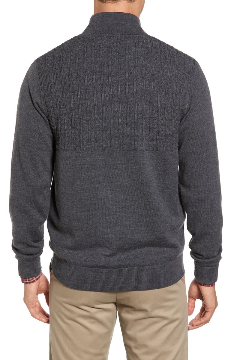 Bobby Jones Cable Wind Wool Sweater | Nordstrom