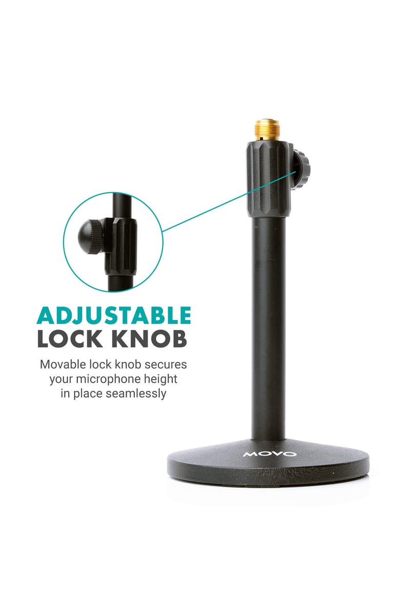 MOVO TMC-3 Adjustable Tabletop Mic Stand with Mic Clip | Nordstrom