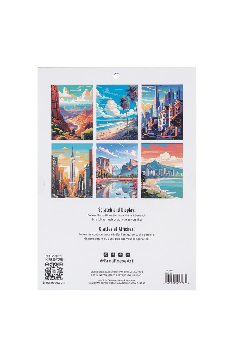 Brea Reese Scratch Art Paper Pad | Nordstrom