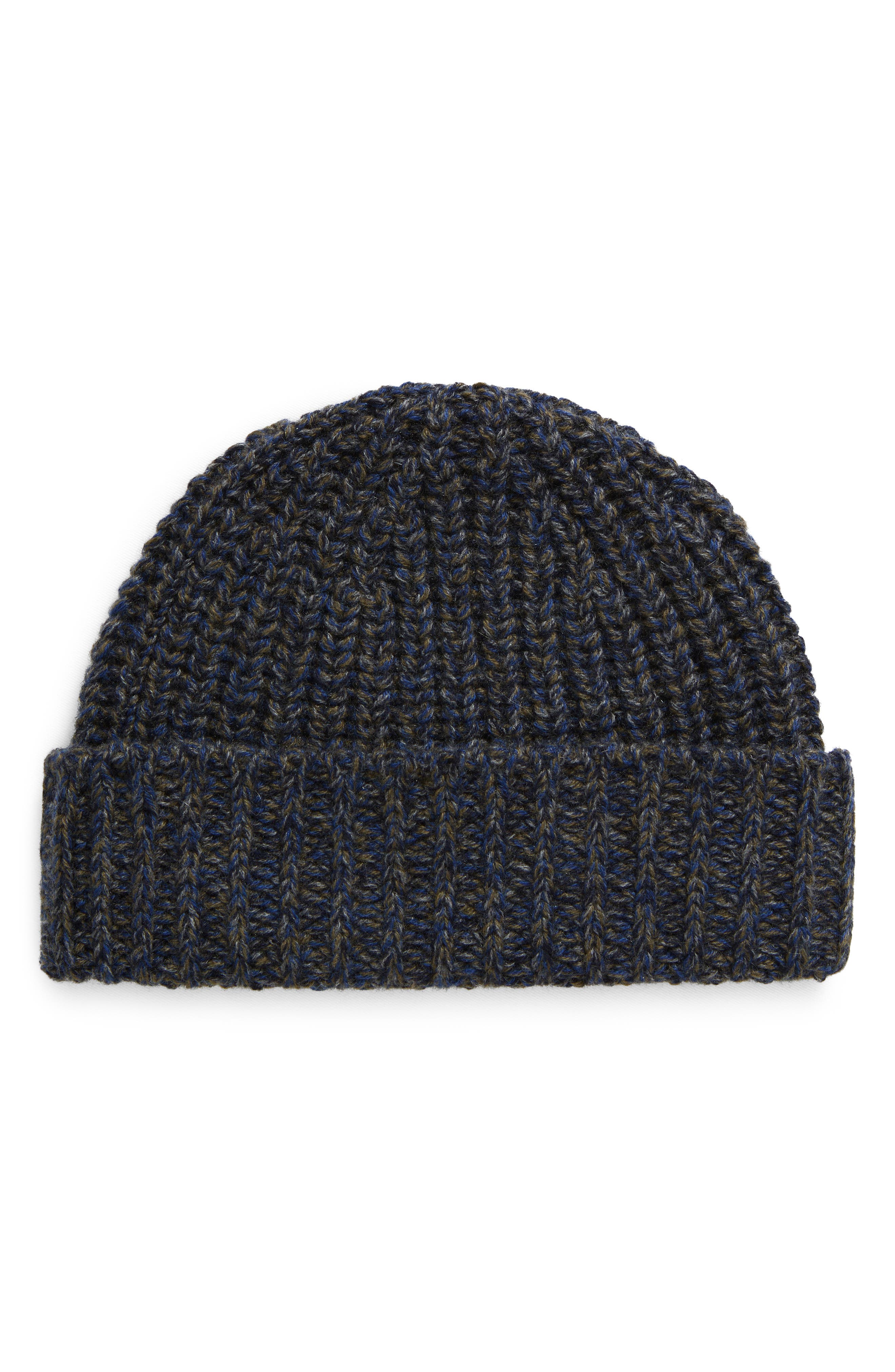 Johnstons of Elgin Marled Cashmere Rib Beanie | Nordstrom
