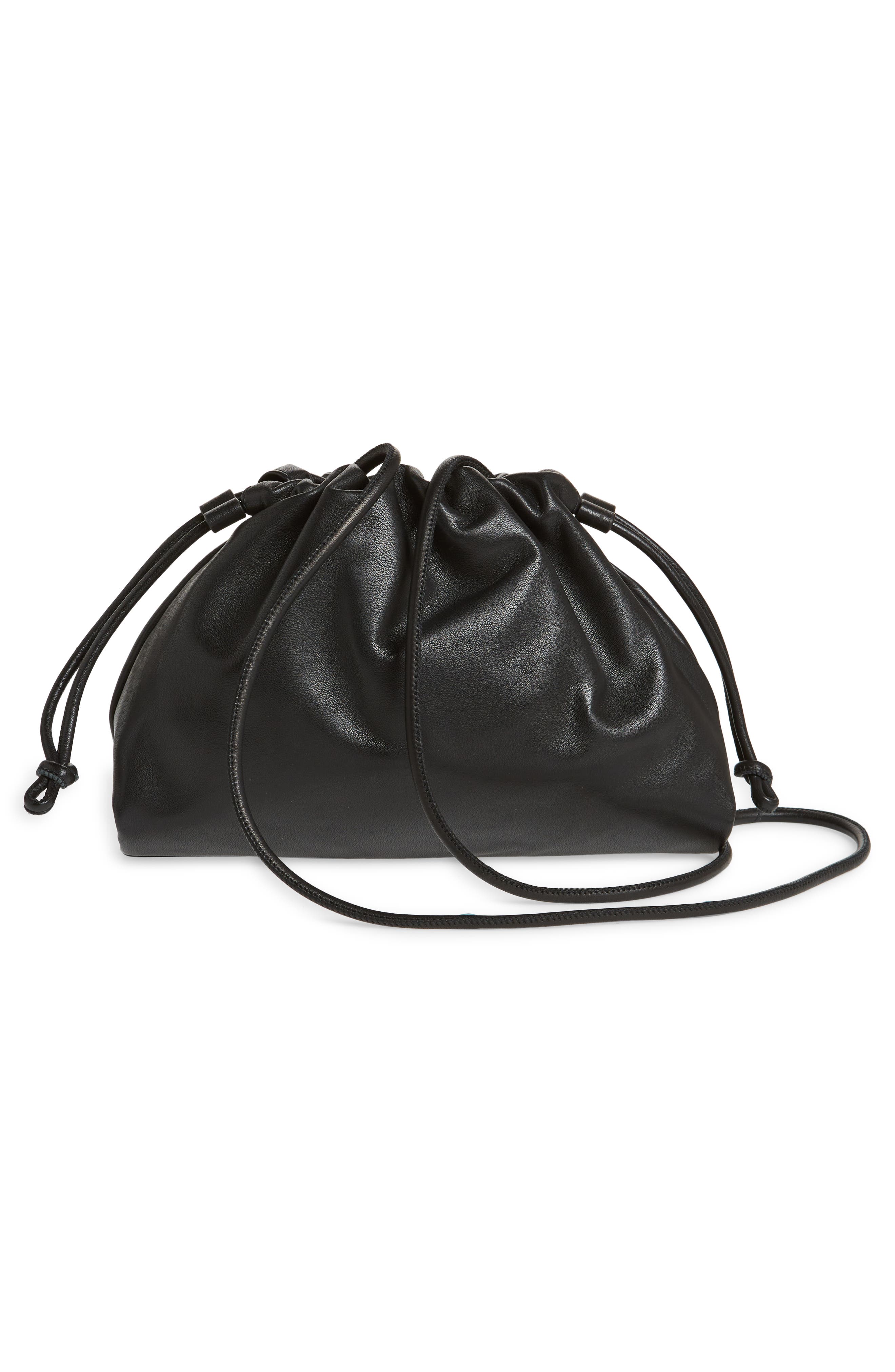 COS Leather Drawstring Bucket Bag | Nordstromrack