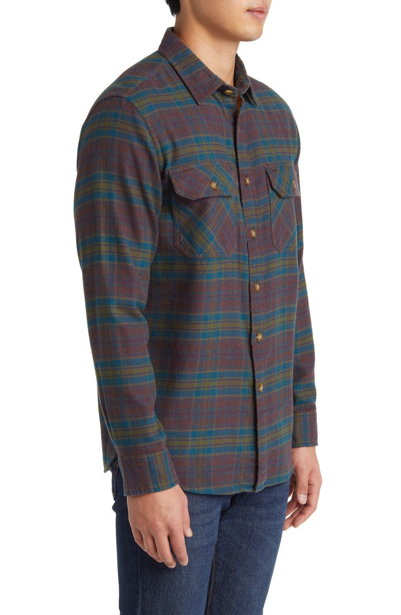 Pendleton Burnside Plaid Flannel Button-Up Shirt | Nordstrom
