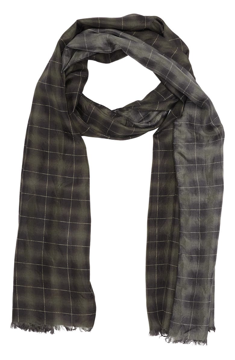 John Varvatos Pop Stitch Tartan Scarf | Nordstromrack