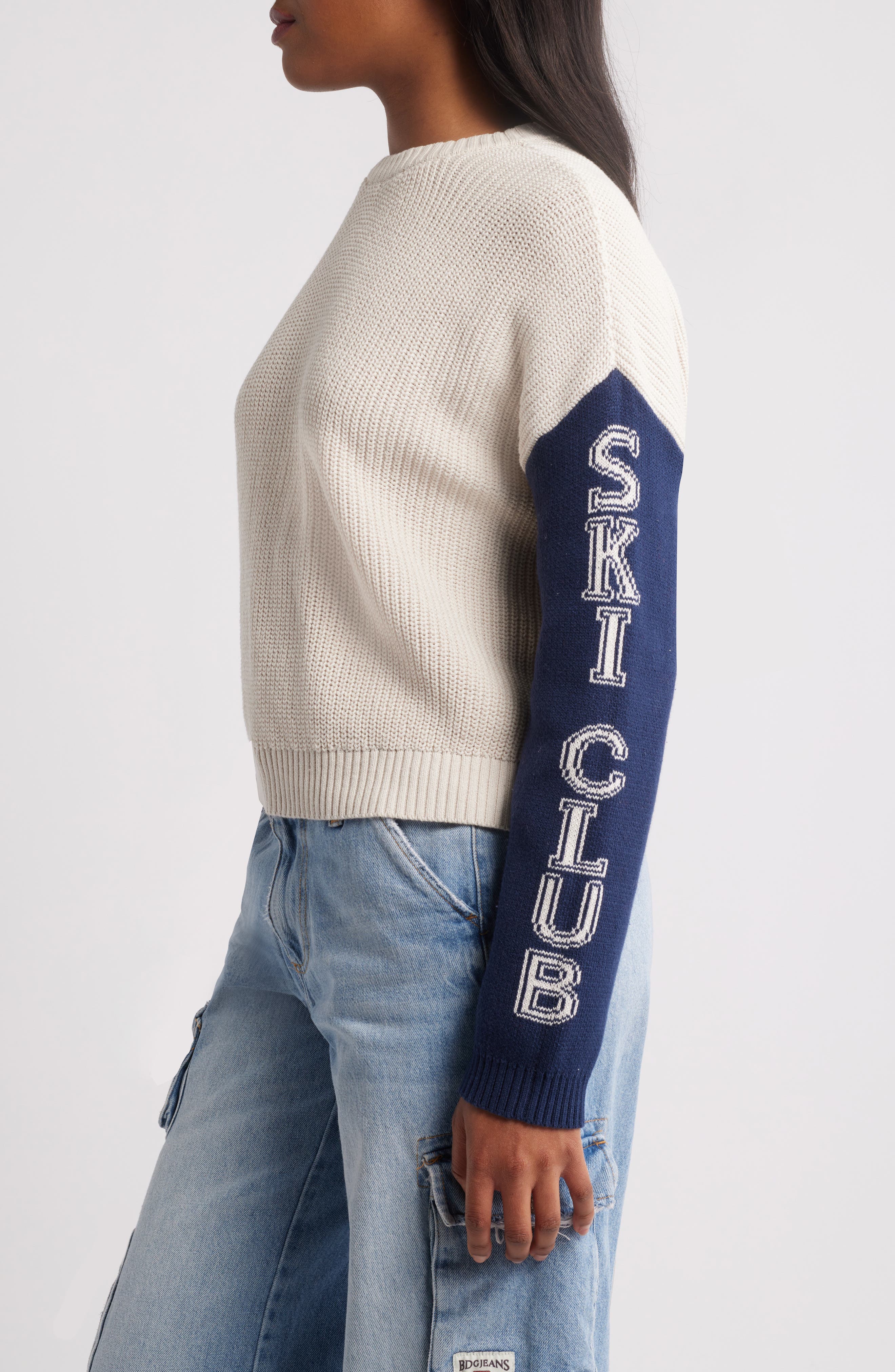 PacSun Summit Colorblock Cotton Sweater | Nordstromrack