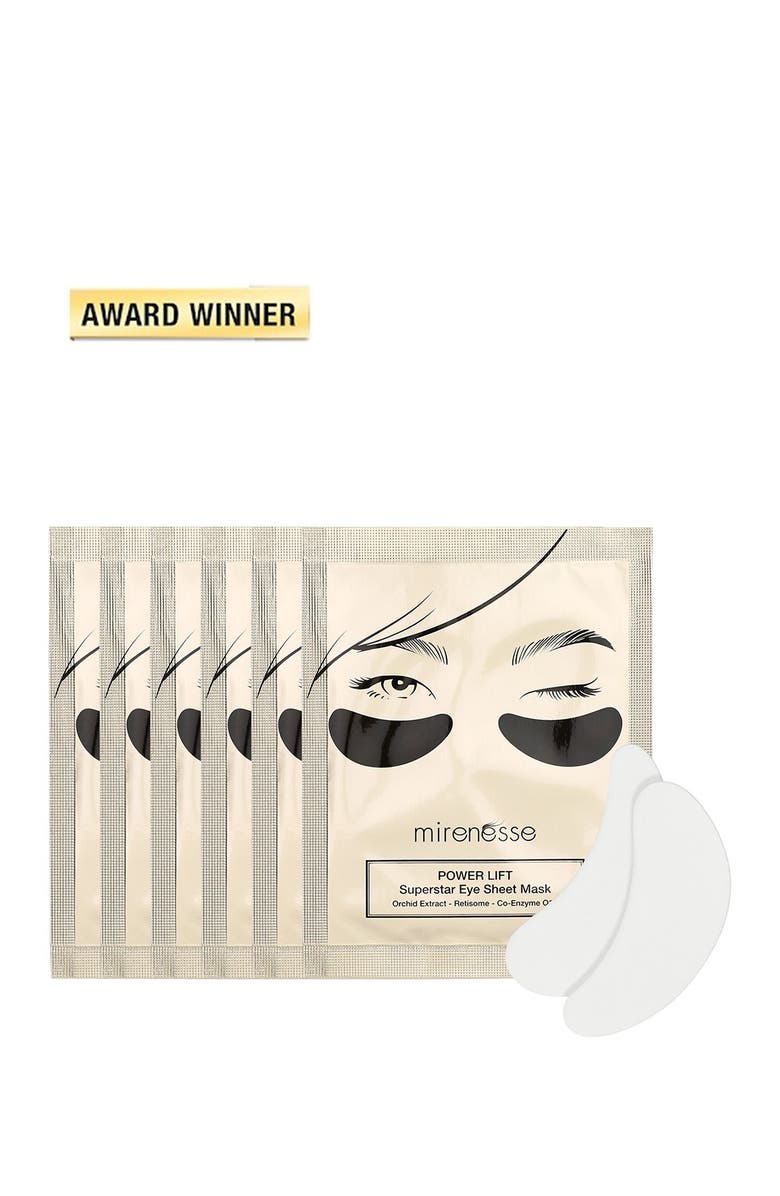 MIRENESSE Power Lift Superstar Eye Sheet 6-Piece Set | Nordstromrack