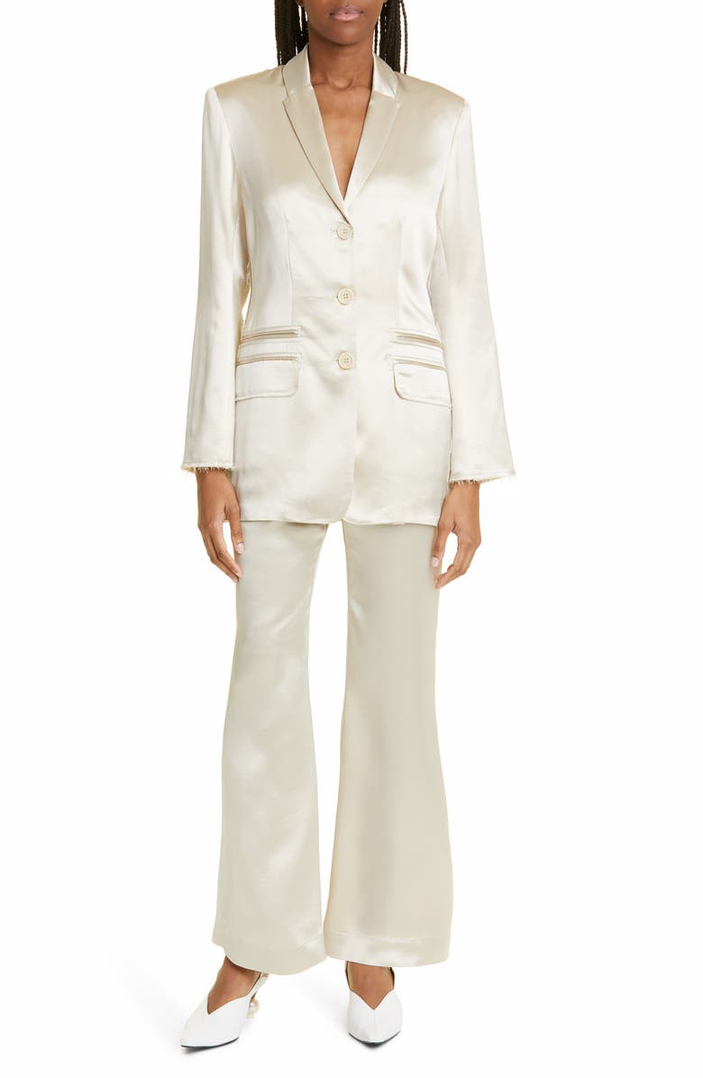 BY MALENE BIRGER Porter Satin Blazer | Nordstromrack