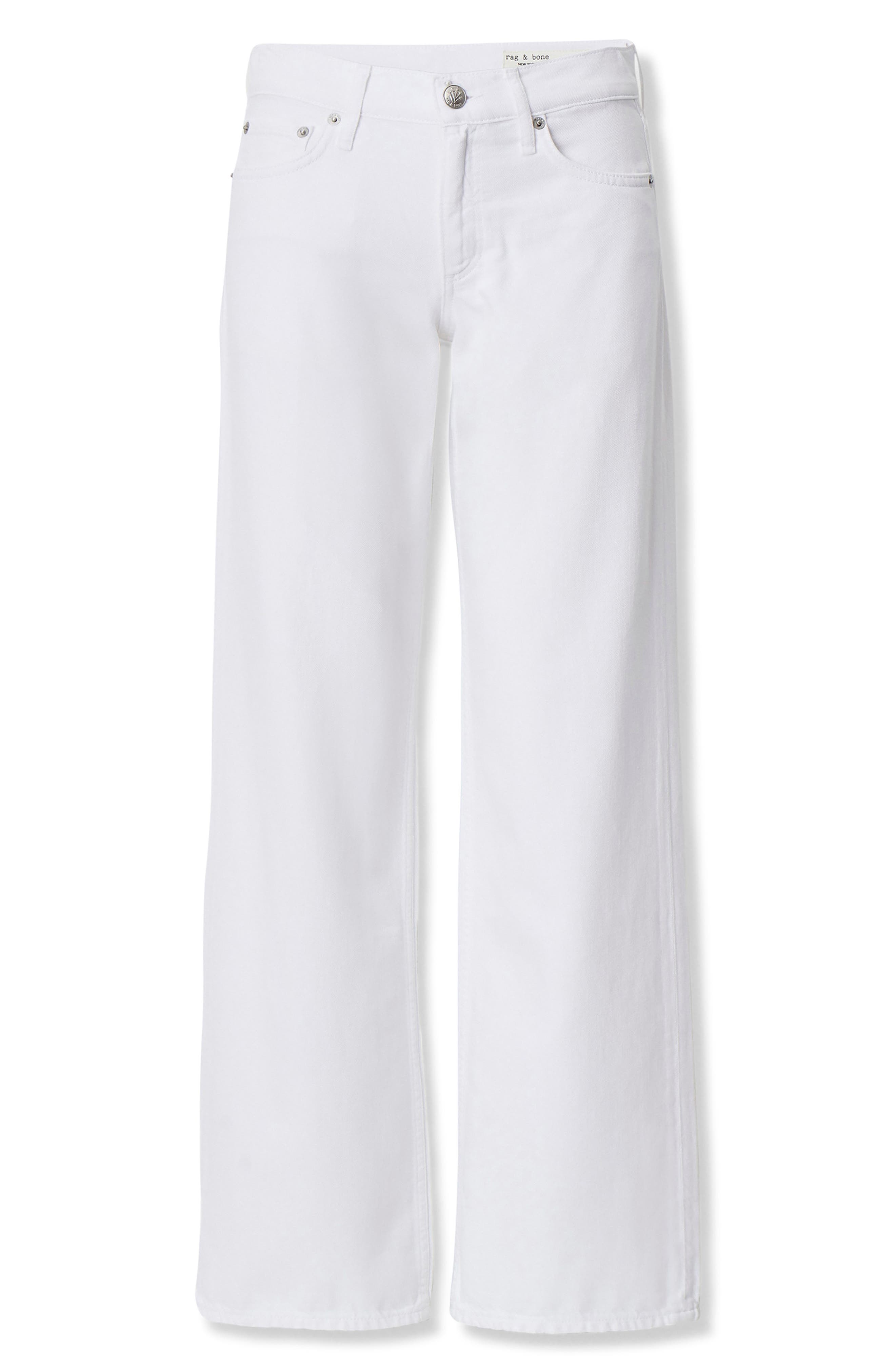 rag & bone Featherweight Saige Low Rise Relaxed Straight Leg Jeans ...