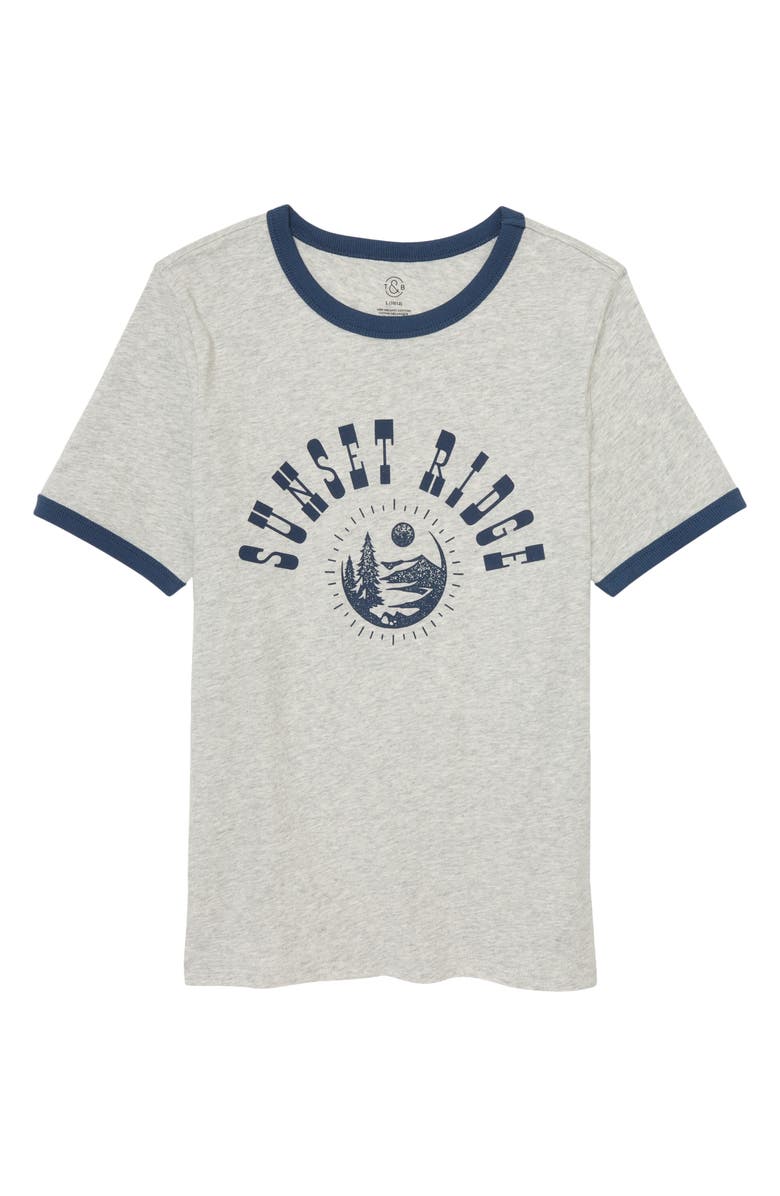 Treasure & Bond Kids' Ringer Graphic Tee | Nordstromrack