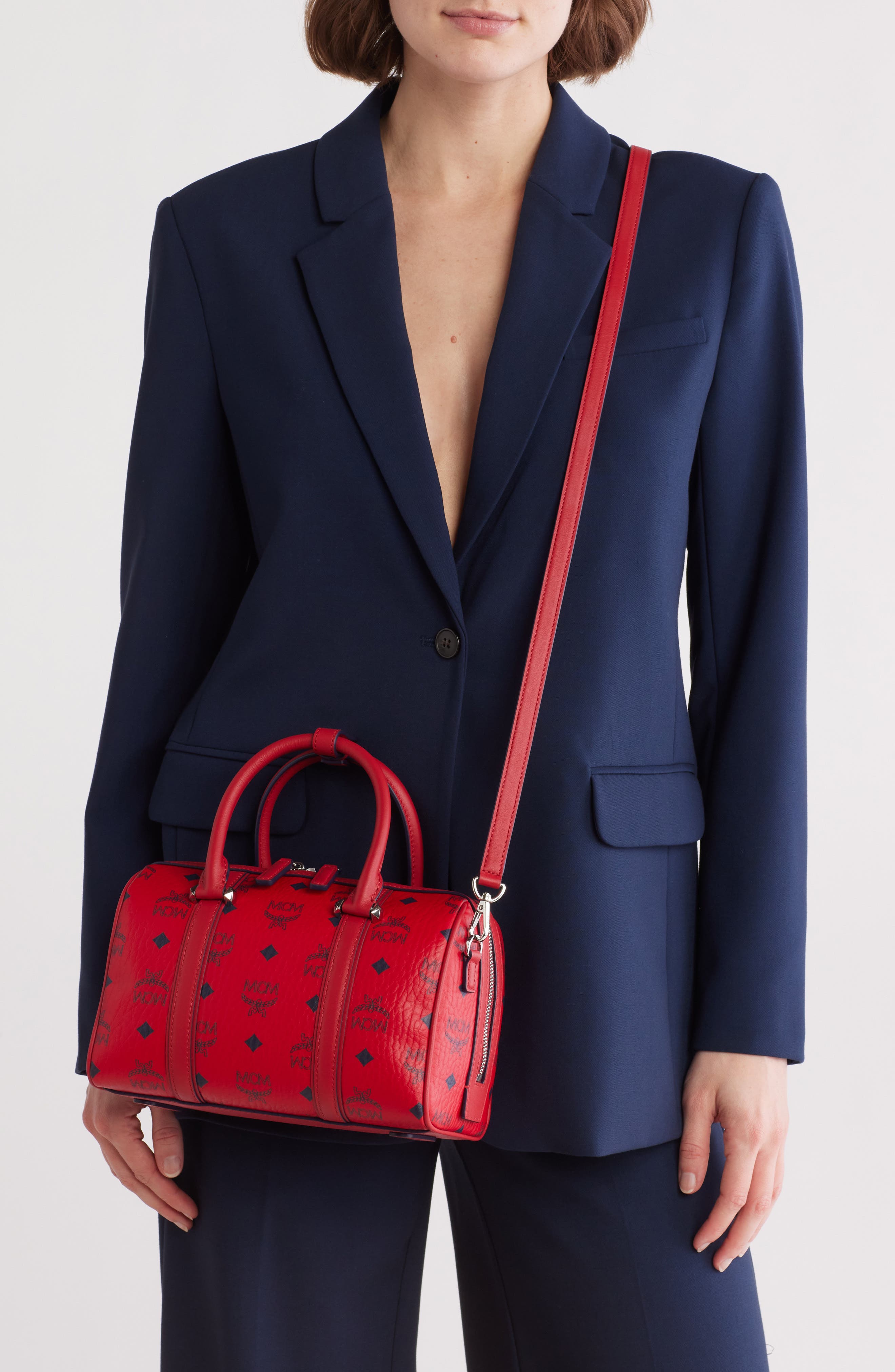 MCM Aren Visetos Barrel Bag | Nordstromrack