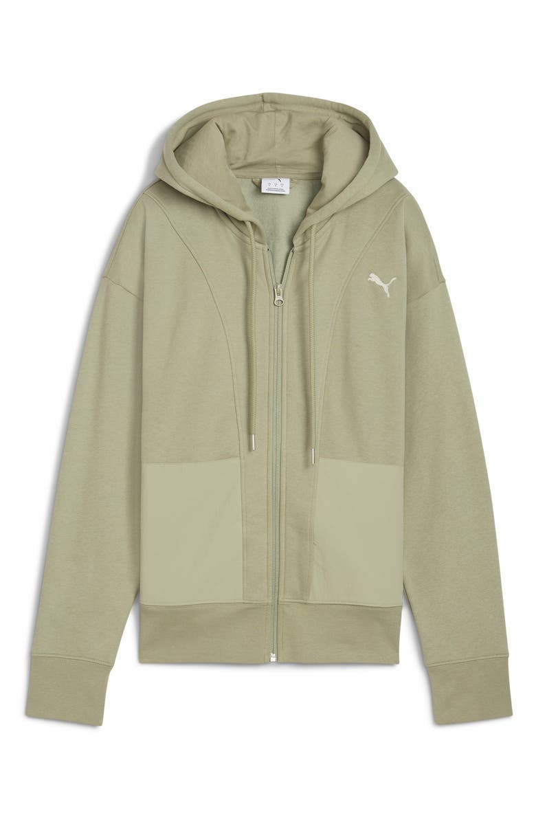 PUMA Relaxed Fit Full Zip Fleece Hoodie | Nordstromrack